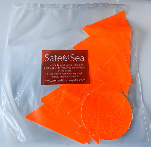 Safe @ Sea Hi-Vis Decal Set – Expedition Kayaks Australia